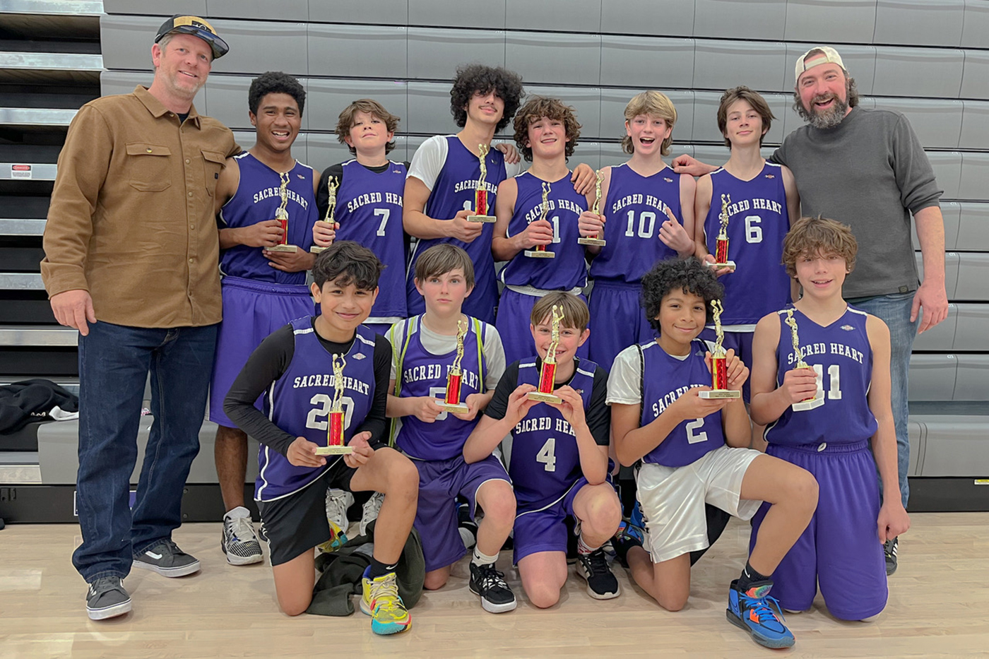 Sacred Heart boys win basketball championship - Point Reyes Light